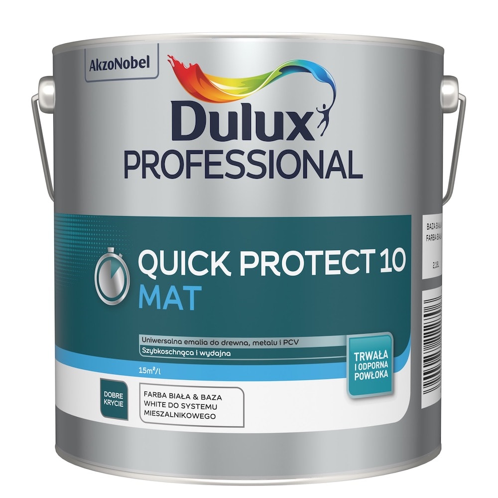 Dulux Pro QUICK PROTECT 10 to wysokiej jakości farba ochronno ...
